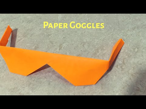 Paper Goggles, kids fun activities, paper craft for kids - YouTube