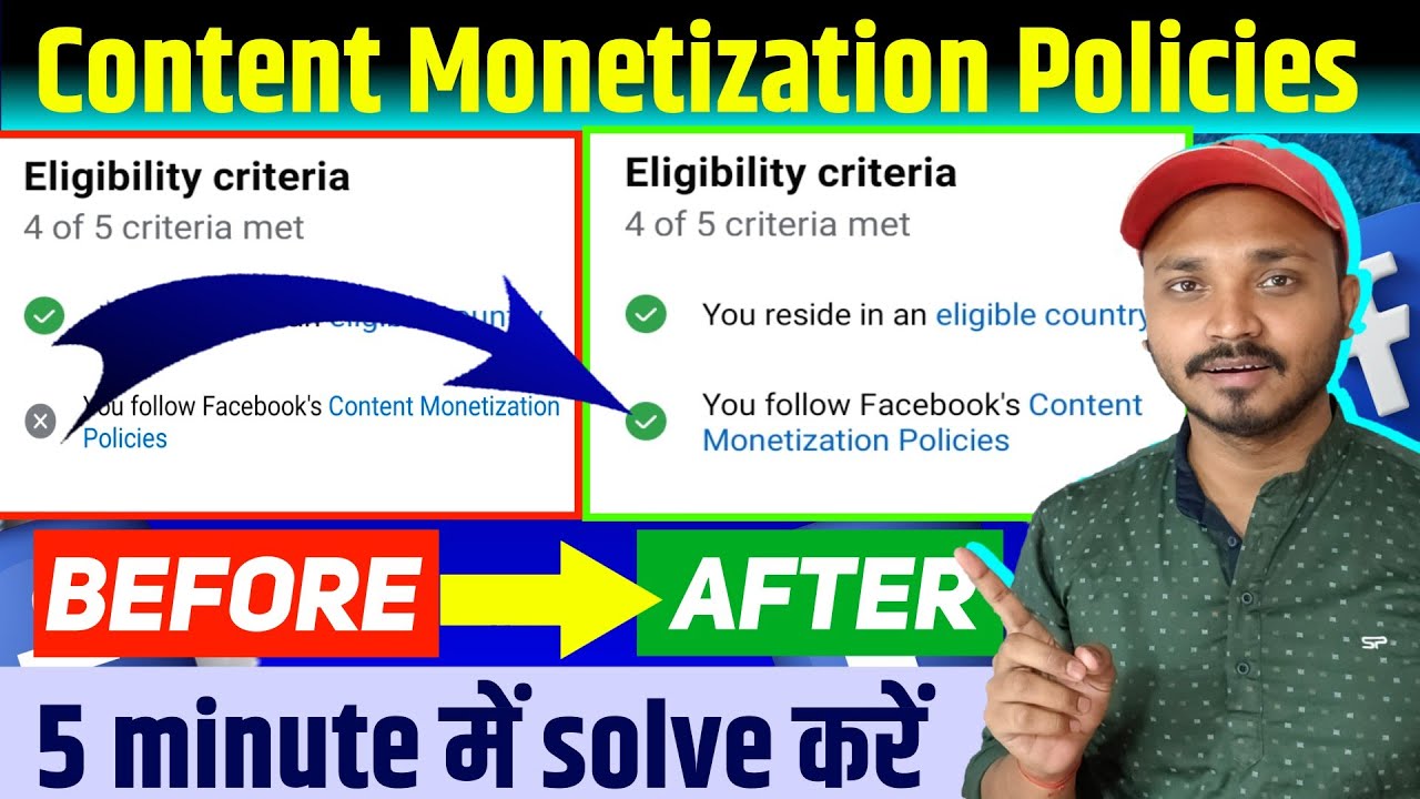 Content Monetization Policies Facebook Remove | You follow Facebook ...