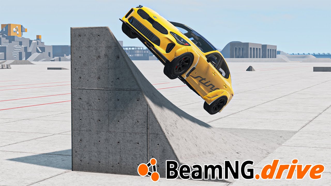 Satisfying Rollover Crashes #6 - BeamNG drive - YouTube
