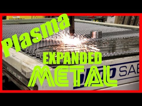 Cutting expanded metal with Hypertherm 45XP Plasma RMW - Vlog 124 - YouTube
