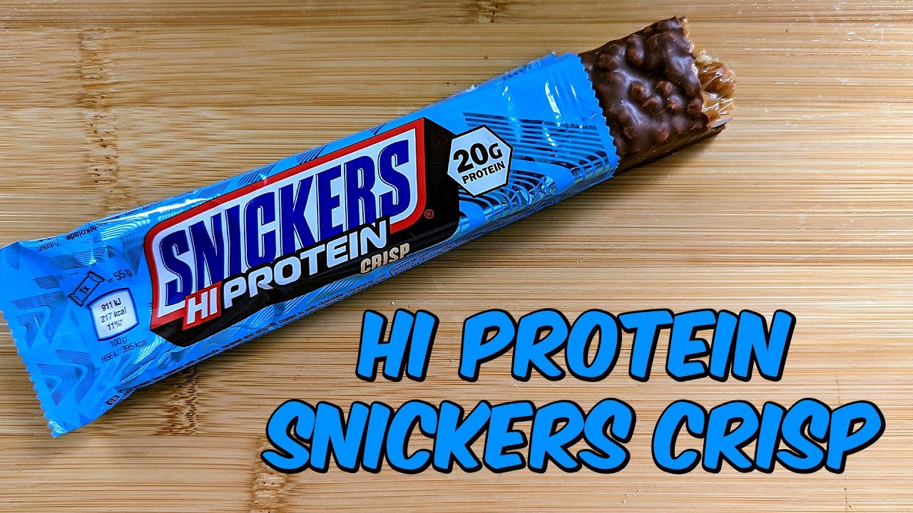 Snickers Crisp Hi Protein | GYM SNACKS | Food Review - YouTube