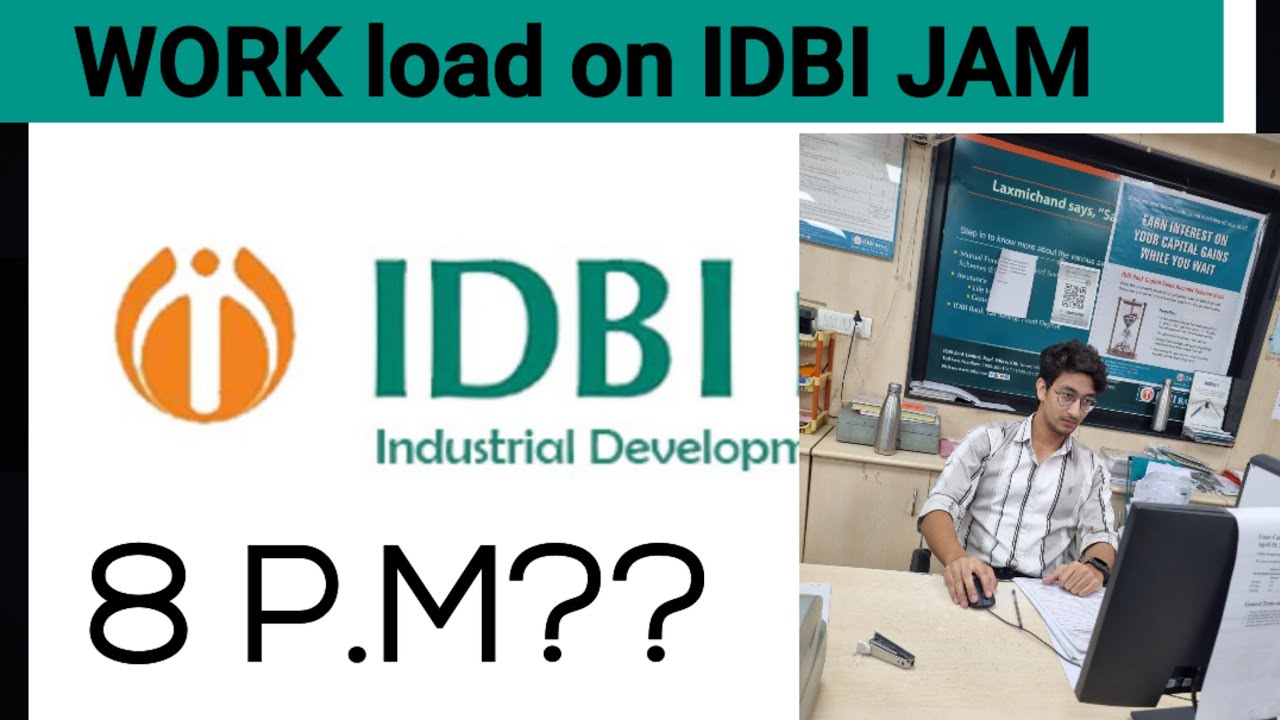 Work load on Idbi JAM 2024 - YouTube