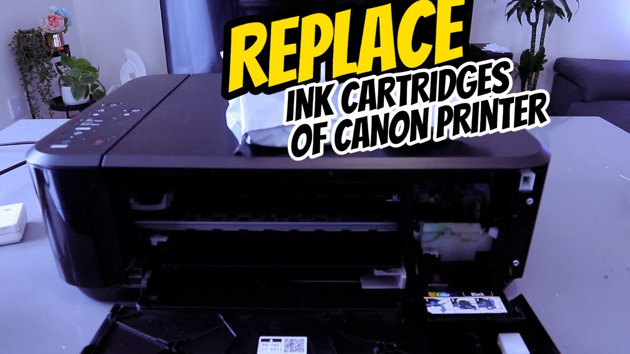 How To Setup Ink Cartridges for Canon PIXMA MG 3600 Series Printer ...