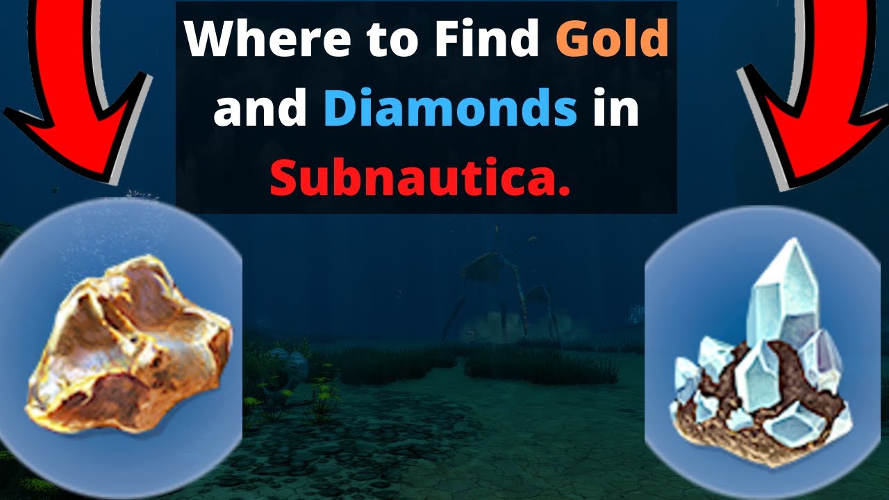 Where to get Gold and Diamonds in Subnautica - YouTube