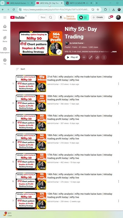 27th Feb | nifty analysis | nifty me trade kaise kare | intraday trading profit today | nifty ...