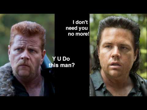 Negan kills Glenn and Abraham the walking dead