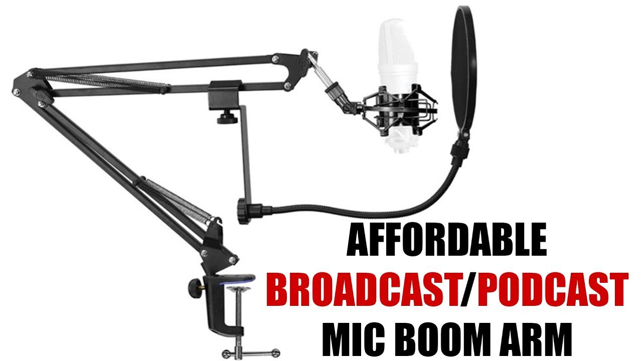 Affordable Podcast/Broadcast Microphone Boom Arms [ Technical Pro ...