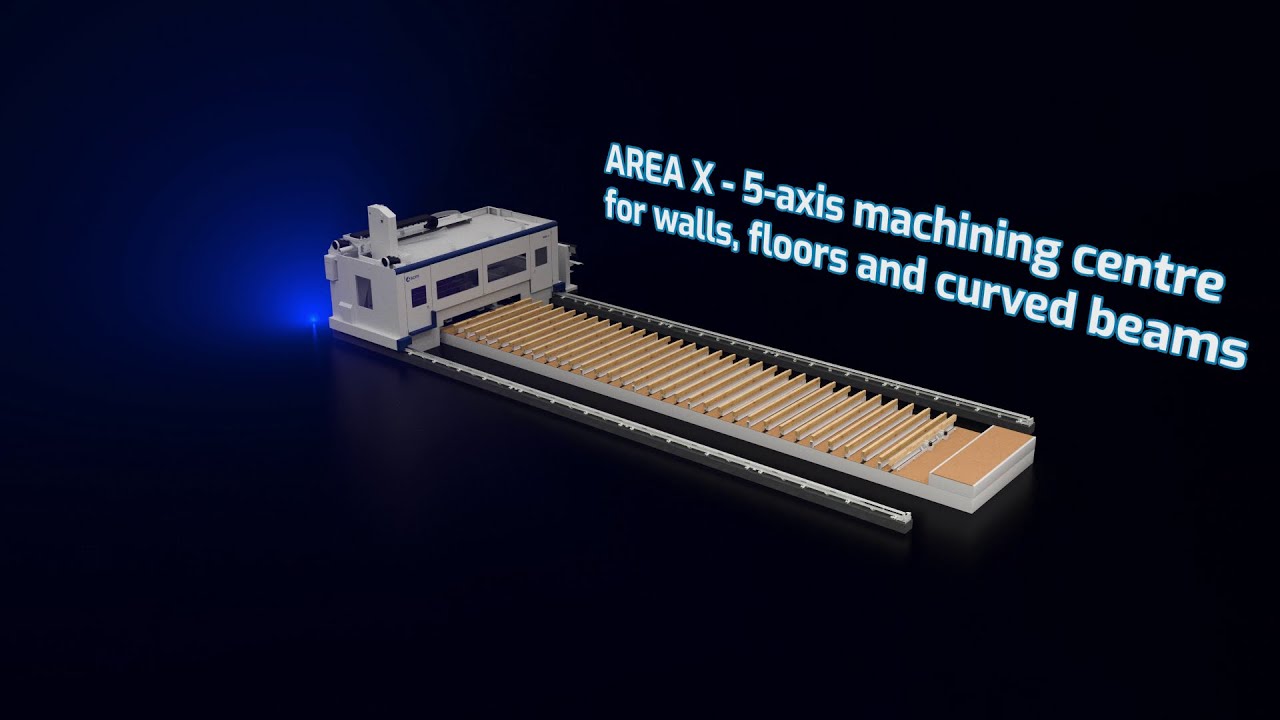 SCM AREA X – 5-axis CNC machining centre for walls, floors and curved ...