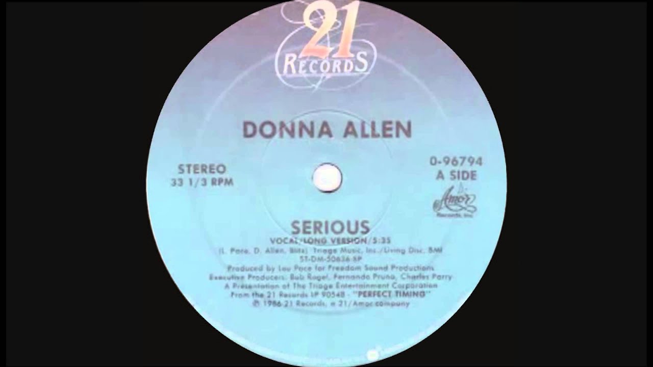 Serious - Donna Allen - HD 1080p - YouTube