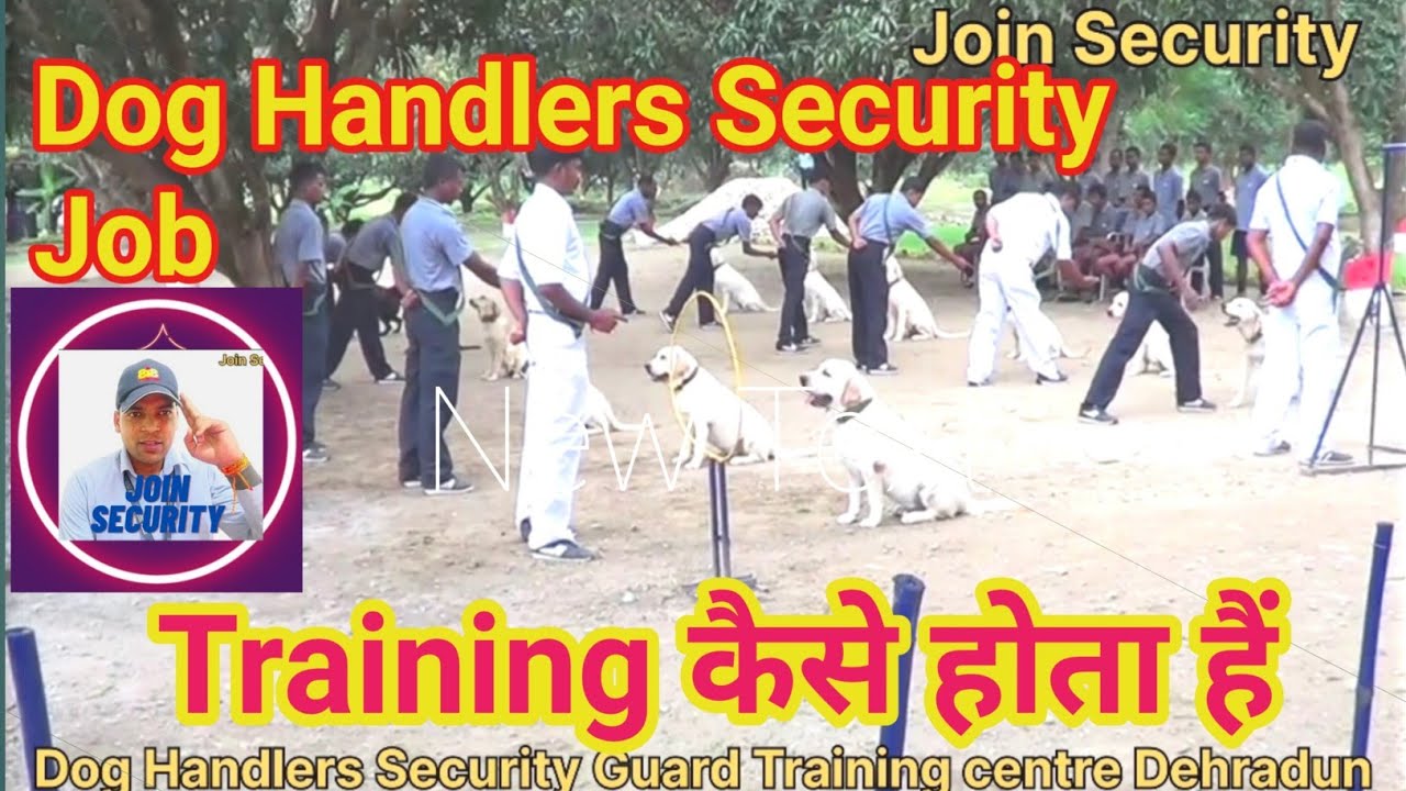 SIS Dog Handlers Security Guards Job,Training कैसे होता है Center ...