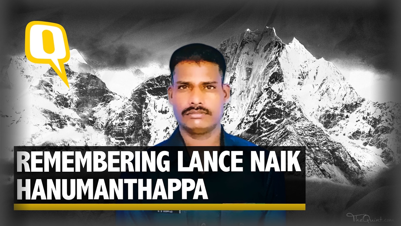 The Quint: Remembering Siachen Braveheart Lance Naik Hanumanthappa ...