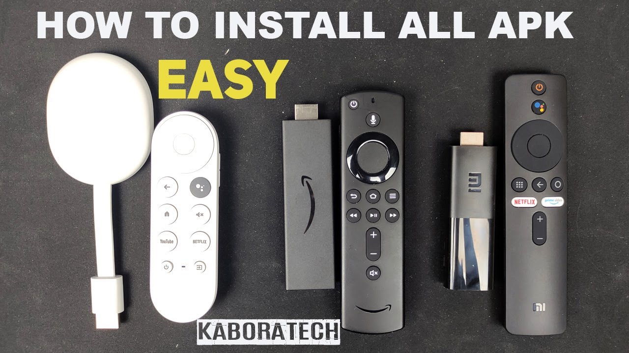 How to install all applications to your Android Tv Stick - YouTube
