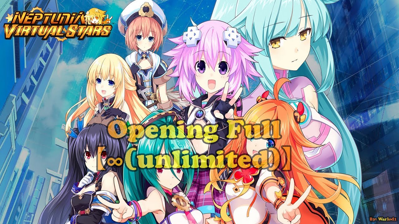 Neptunia Virtual Stars - Opening Full【∞(unlimited】4K/60fps - YouTube