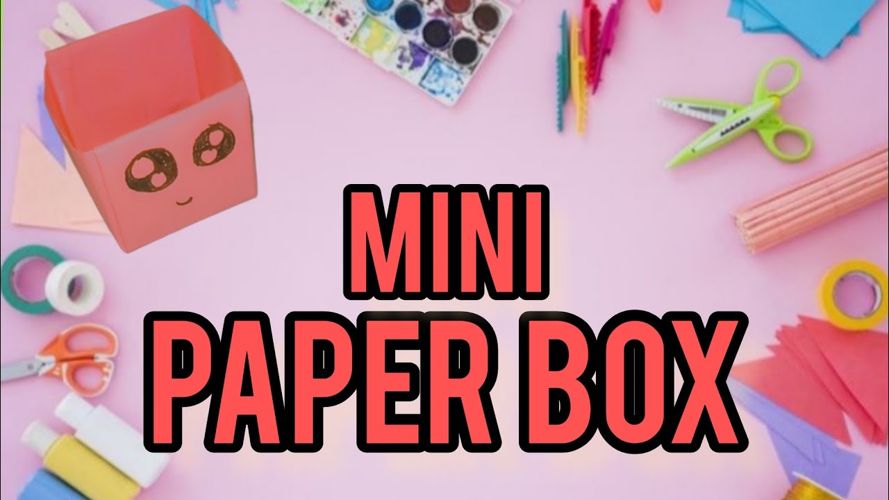 Mini paper box very easy #DIY#Paper craft@crafterinadiy3756 - YouTube