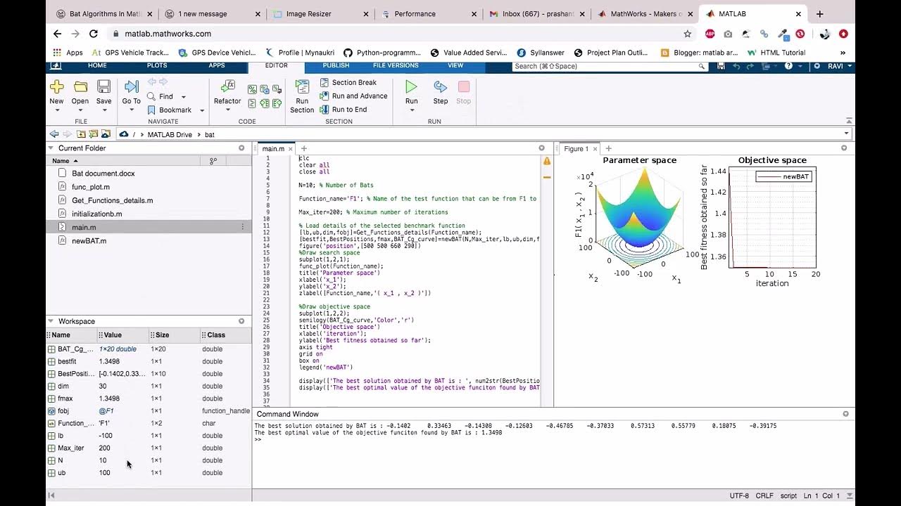 Implementation of genetic BAT algorithm using MATLAB |MATLAB Solutions #matlab #batalgorithm ...