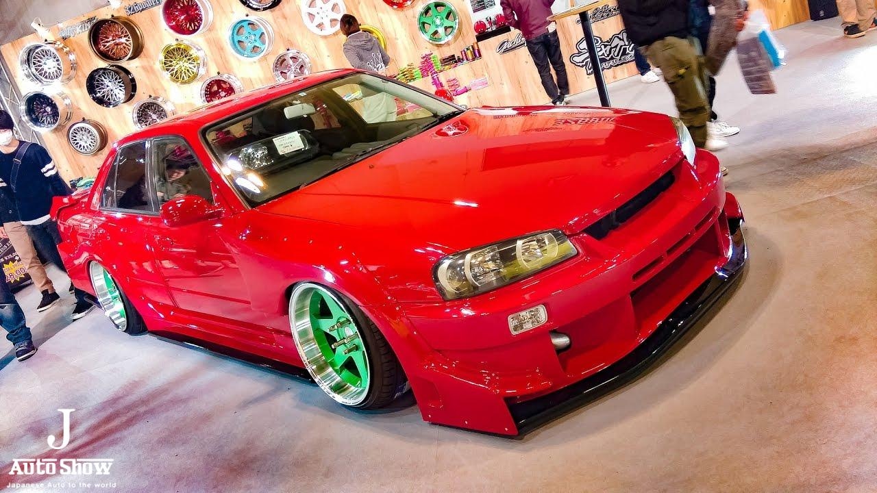 (HD)NISSAN ER34 modified 日産R34GTRカスタム - 名古屋オートトレンド2017 - YouTube