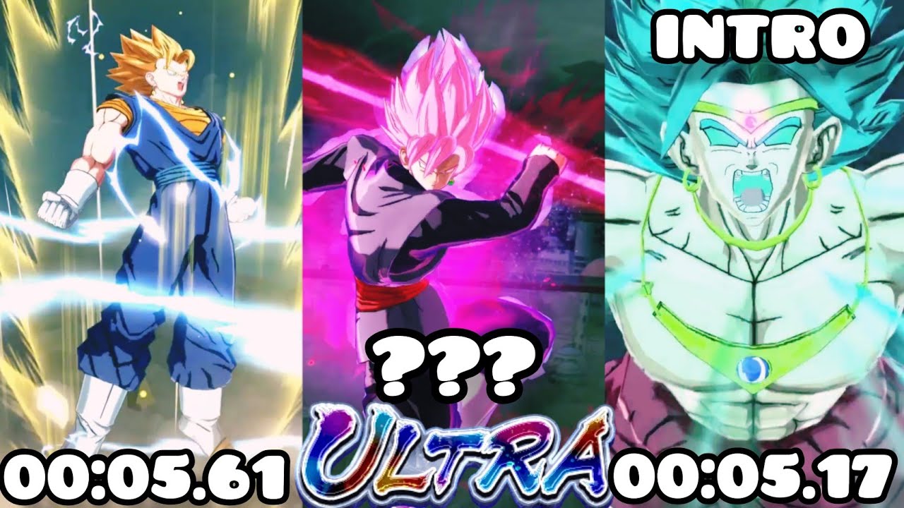 WHO HAS THE LONGEST ULTRA INTRO ANIMATIONS 🔥!? [Dragon Ball Legends ...