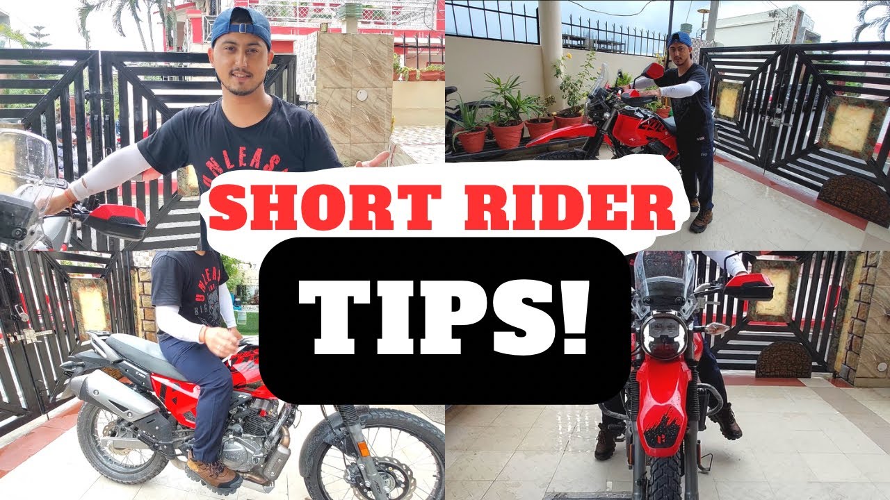 Short Riders Vs Tall Motorcycles 🏍️| Tips and Tricks💡| Hero Xpulse 200 ...