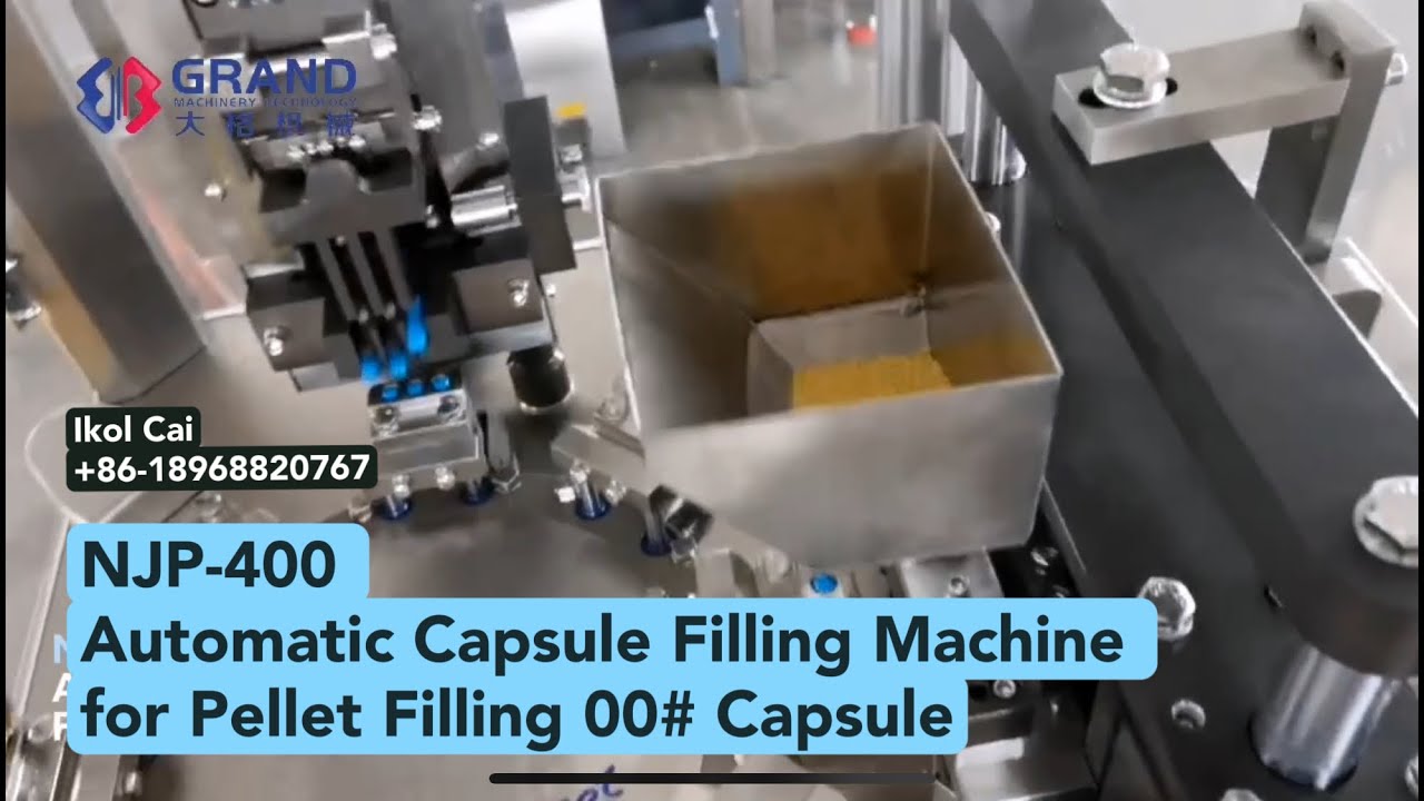 NJP-400 Automatic Capsule Filling Machine for Pellet Filling 00 ...