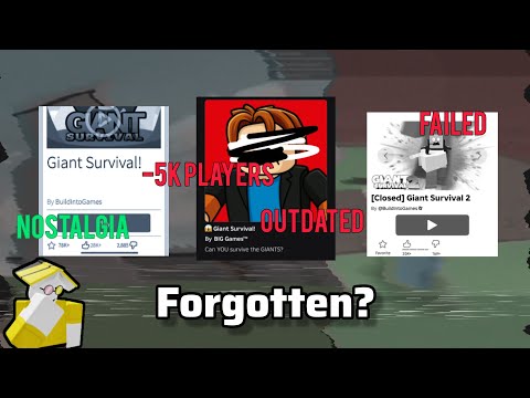A short HISTORY of ROBLOX Giant Survival...
