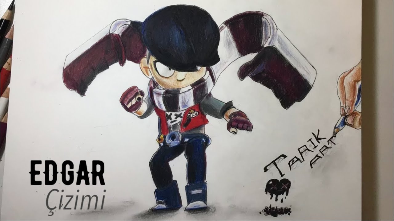 EDGAR ÇİZİMİ, Edgar Drawing Brawl Stars | TarıkART ️ - YouTube