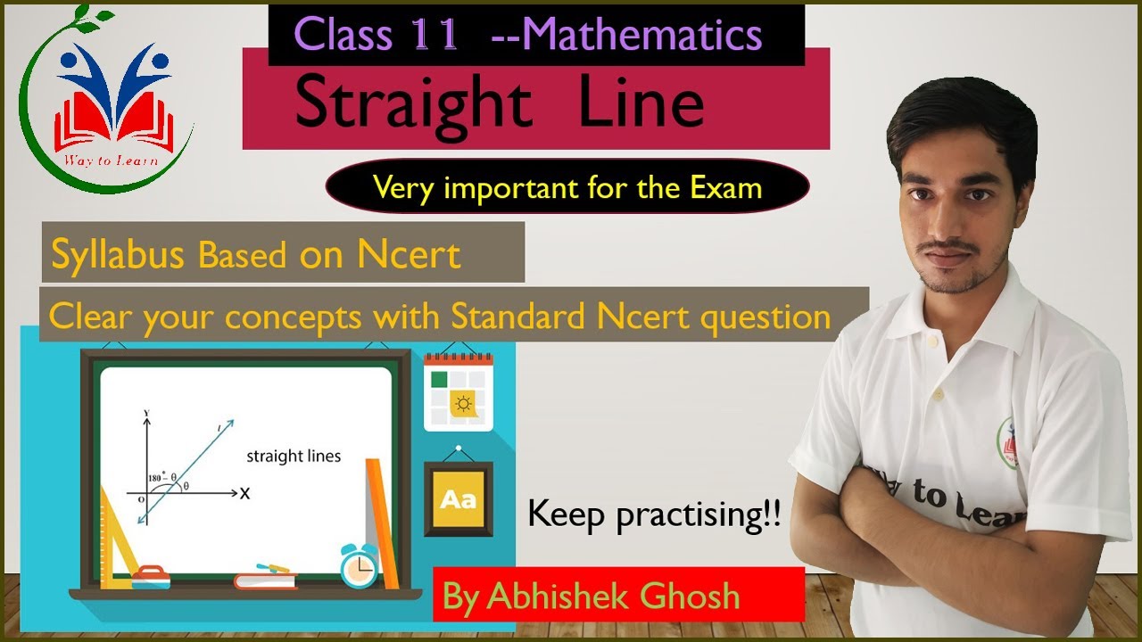 straight lines class 11 full concept ||WAY TO LEARN|| - YouTube