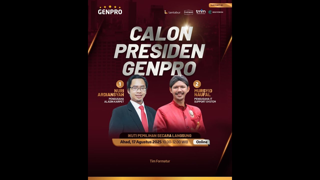 PEMILIHAN PRESIDEN GENPRO - YouTube