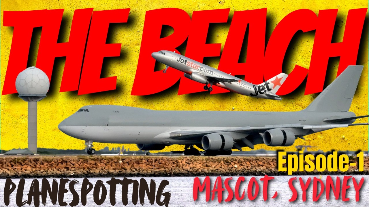 EP1 - The beach plane spotting in Sydney | Flight close up take off and ...