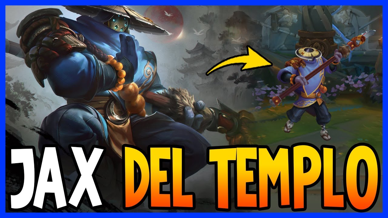 SKIN de JAX DEL TEMPLO | Rework 2023 - YouTube