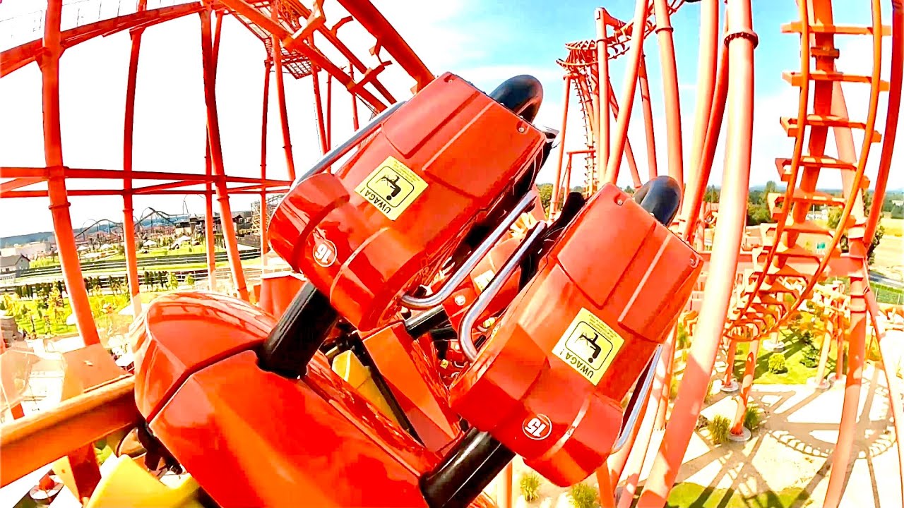 Mayan Roller Coaster (Energylandia) On Ride POV - Horizon Lock - YouTube