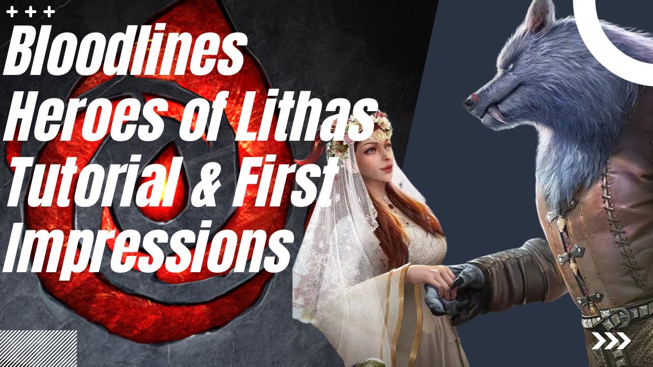 Bloodline Heroes Of Lithas Tutorial & First Impressions - YouTube