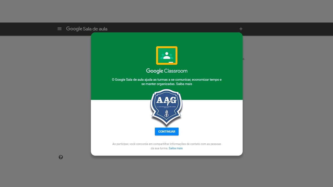 Como usar o Google Sala de Aula (Aluno) - YouTube