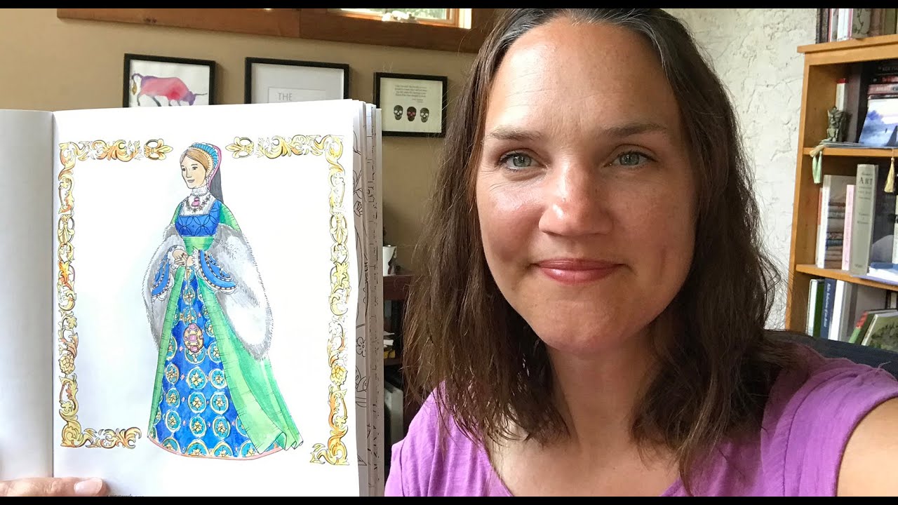 Catherine Howard's portrait in TUDOR QUEENS AND CONSORTS and Timelapse ...