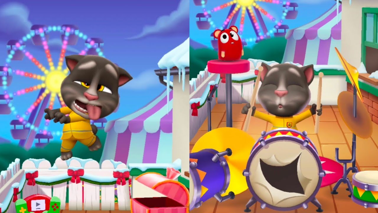 My Talking Tom 2: Tom 2 funny videos, Fun with cat Tom, Funny talking ...