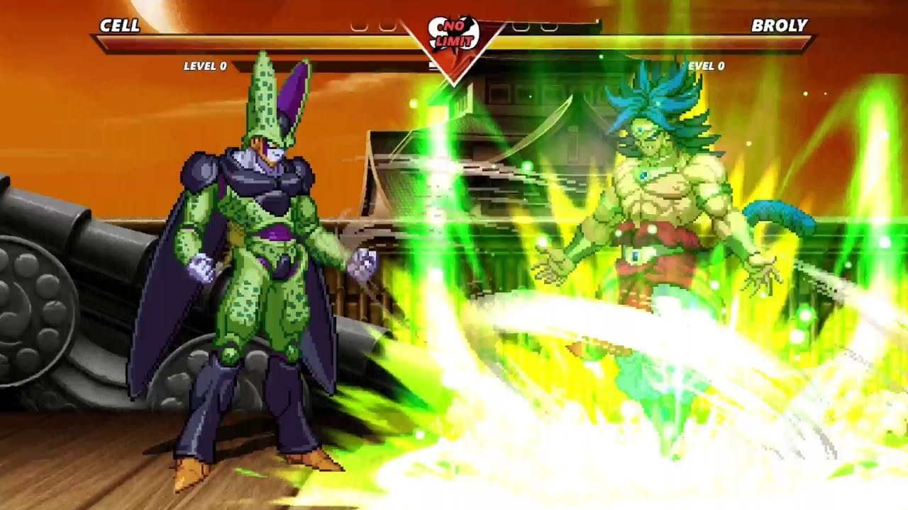PERFECT CELL vs BROLY - Highest Level Insane Fight! - YouTube