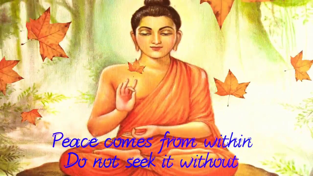 Lord Buddha WhatsApp Status With Inspirational Quotes - YouTube