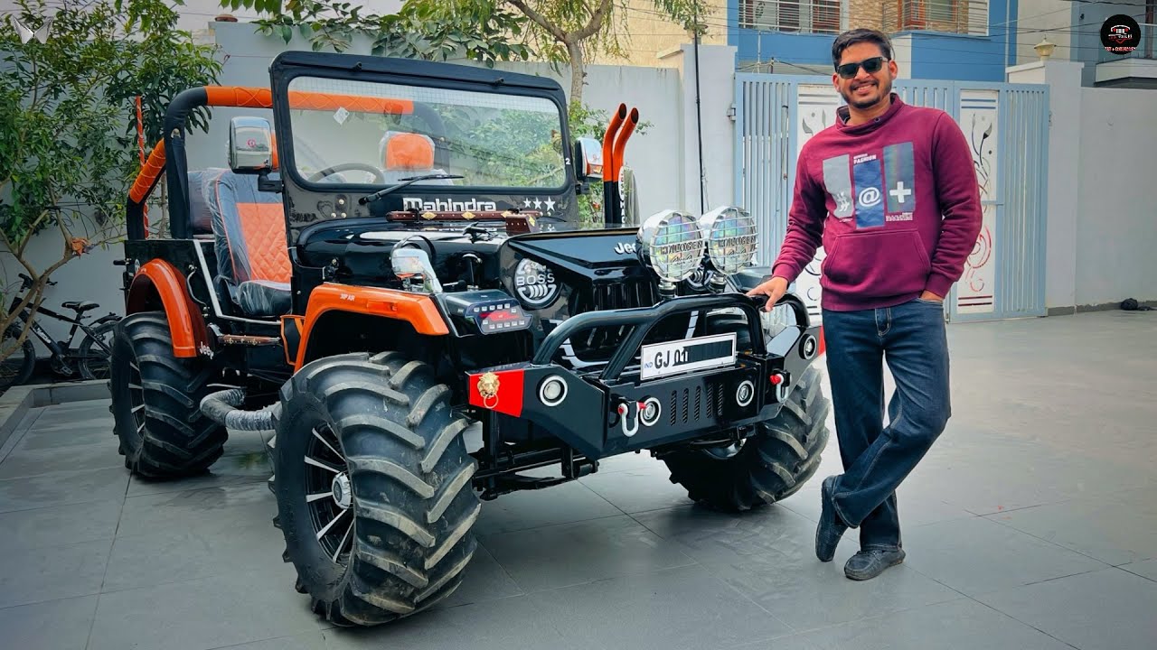 Modified Jeep :- Orange Combo | Going To (GUJARAT) @8199061161 - YouTube