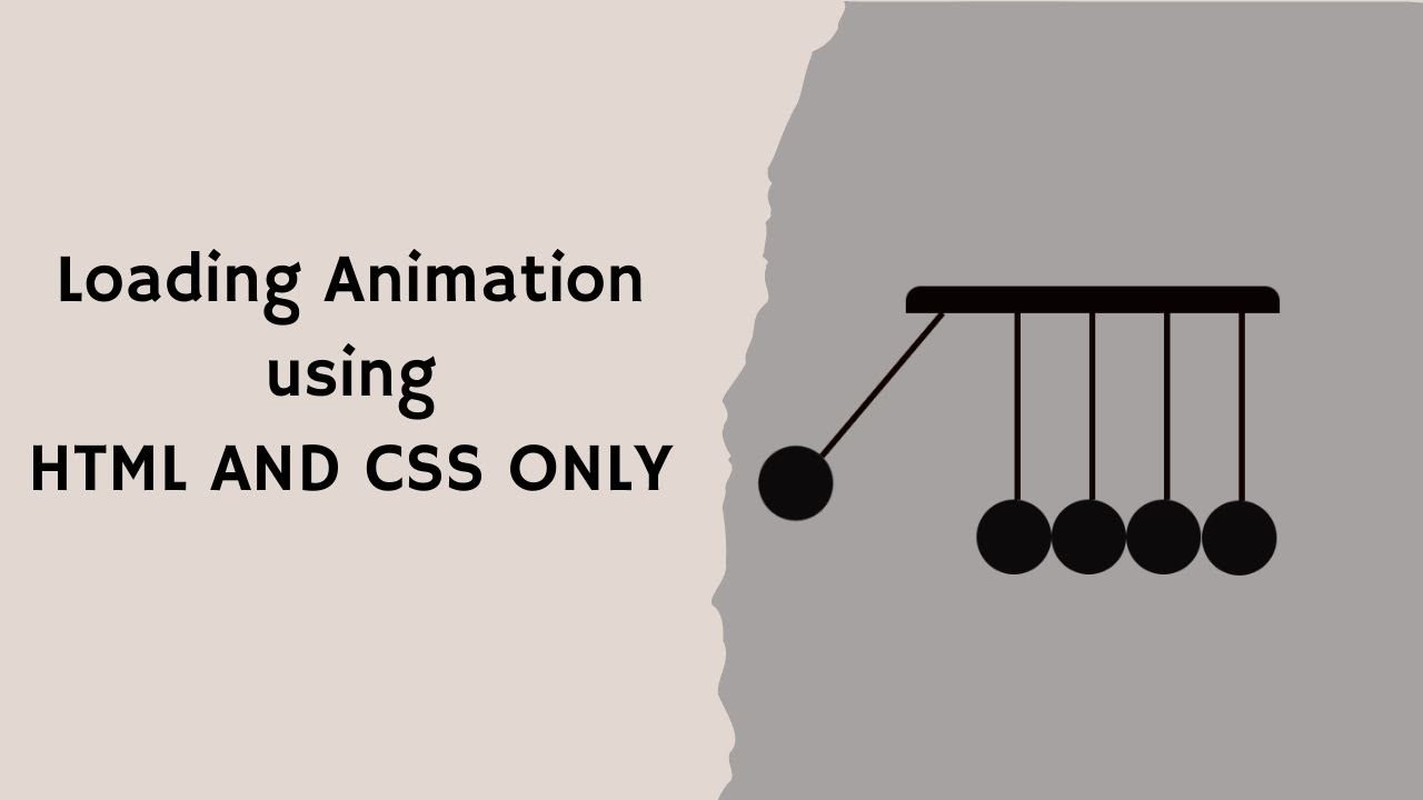 Loading Animation Using Html And Css Youtube 5274