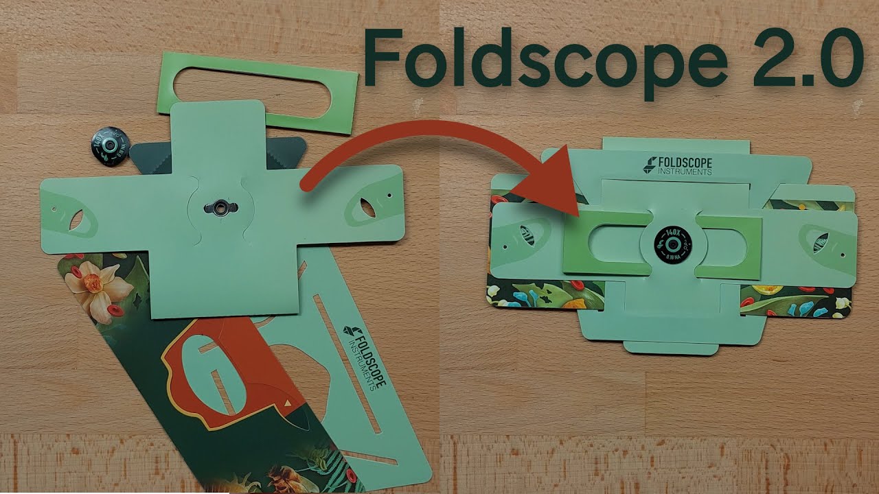 Foldscope 2.0: So einfach und schnell geht der Aufbau - YouTube