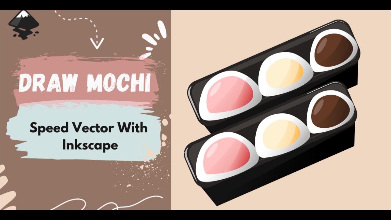 DRAW MOCHI || Speed Vector With Inkscape - YouTube