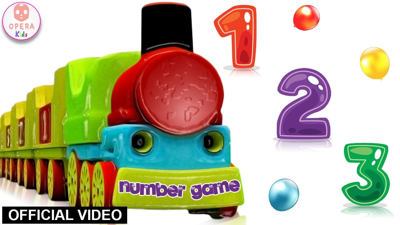 Learn Number song 1 - 10 for children | Counting numbers | Train Song ...
