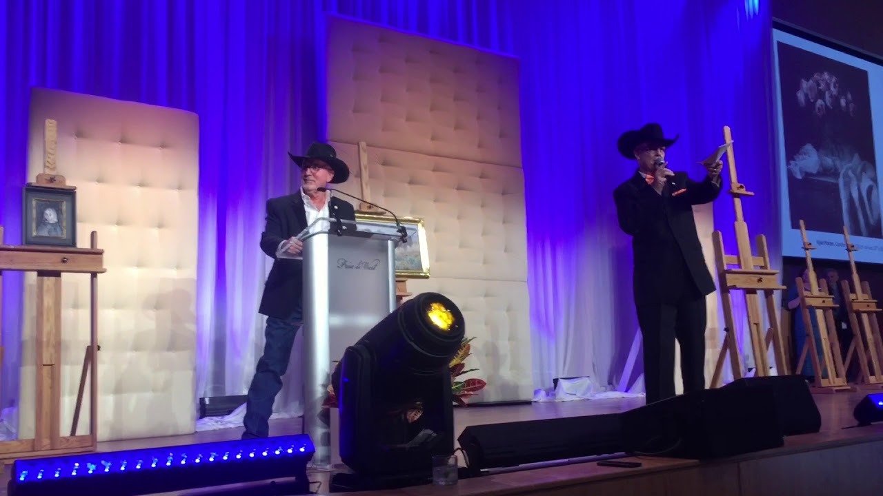 Kyle Polzin painting sells for $76,000 at the Prix de West 2018 - YouTube