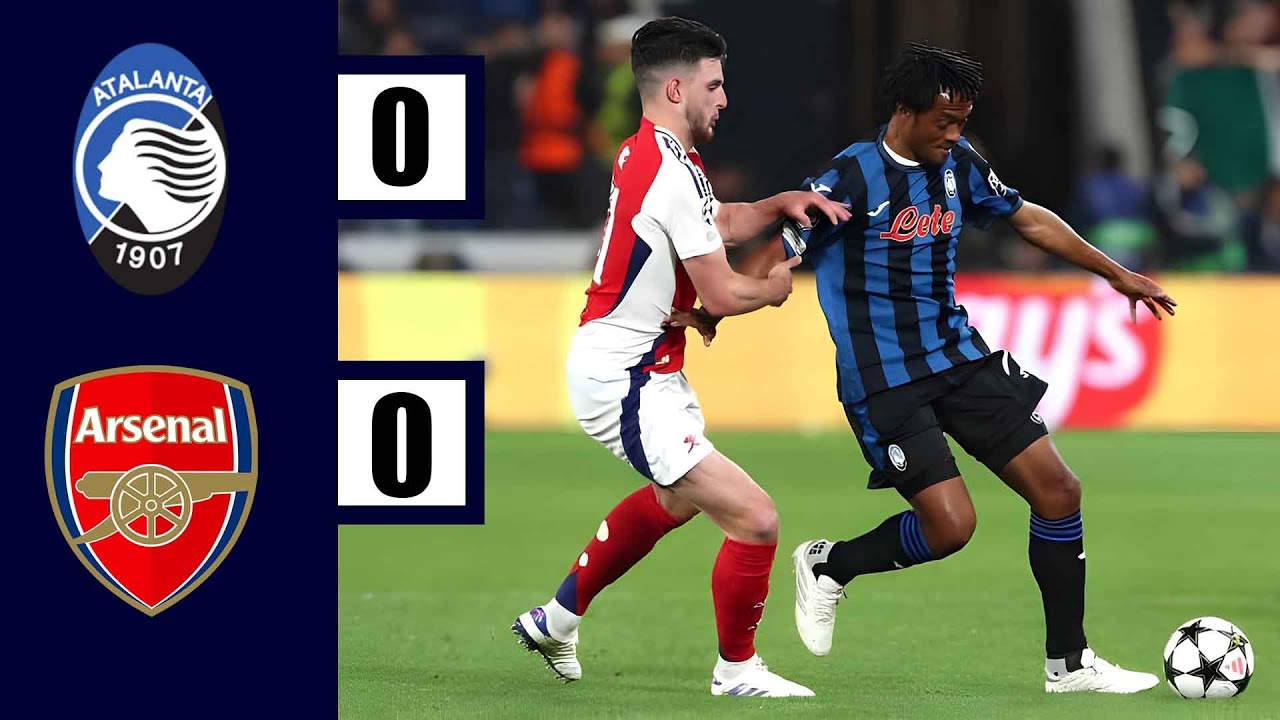 Atalanta BC vs Arsenal FC 0-0 Highlights | UEFA Champions League 2024 ...