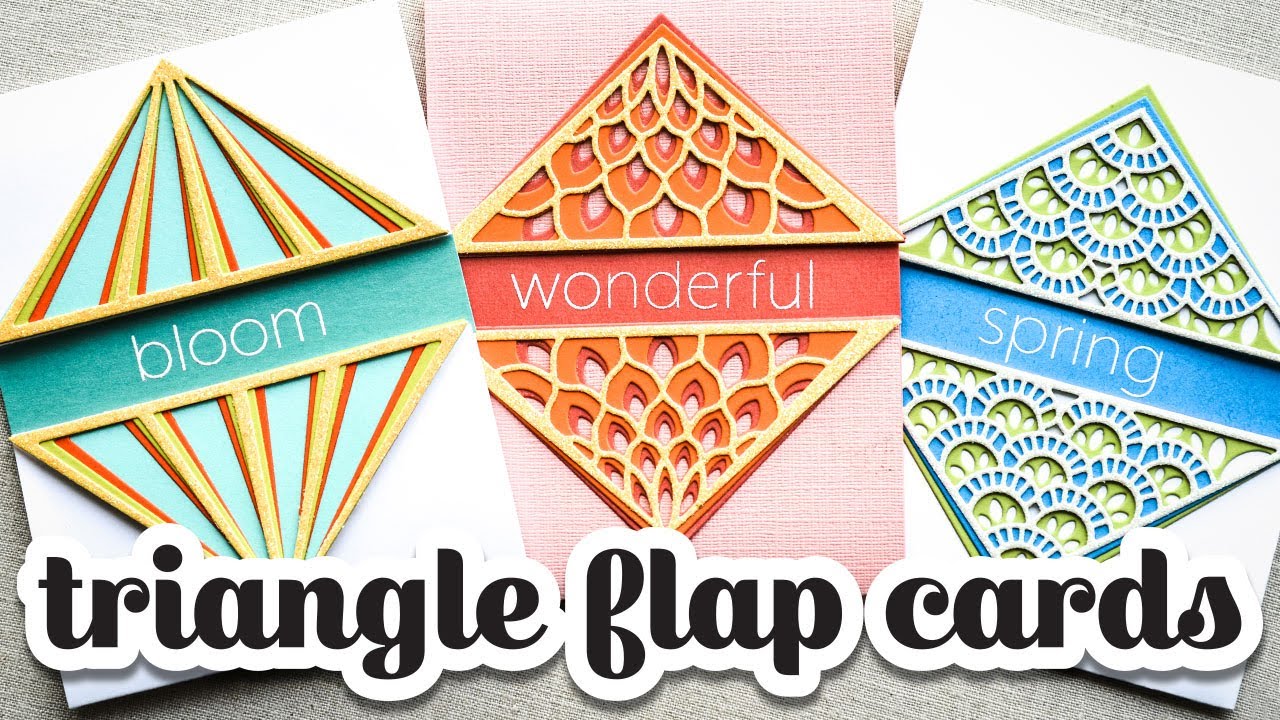 Triangle Flap Cards - YouTube