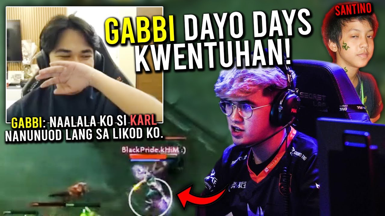 "IDOL KO SI SANTINO NUNG DOTA 1, NUNG DOTA 2 NANUNUOD SA LIKOD KO.."🤣 - KWENTUHAN w/ BOSS GAB!🤣 ...