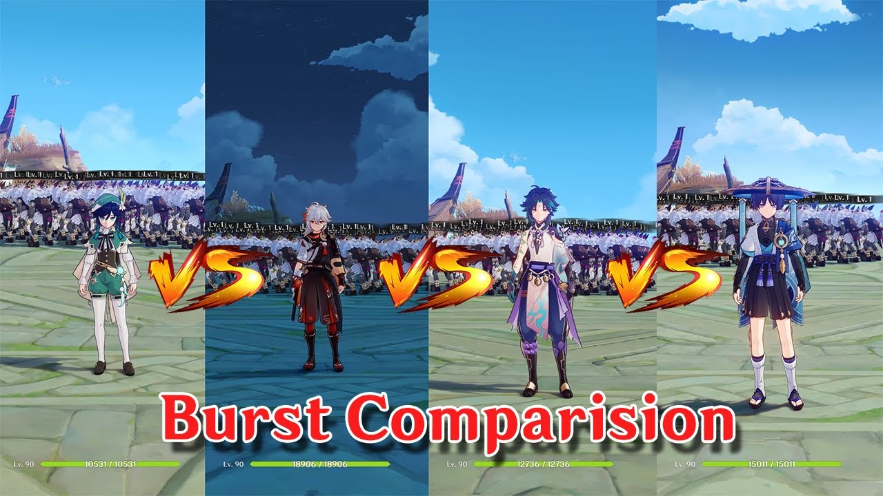 Wanderer (Scaramouch) vs Other!! who is the best?? Gameplay Burst ...