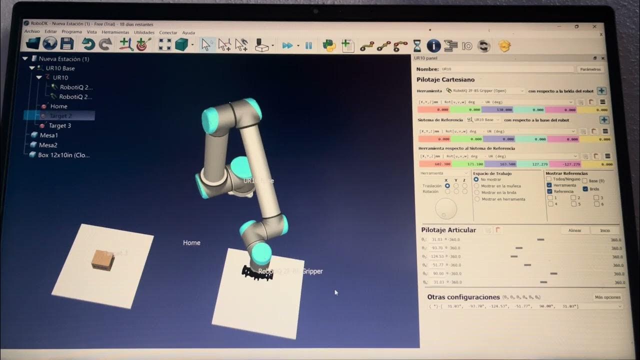 Programación robodk - YouTube