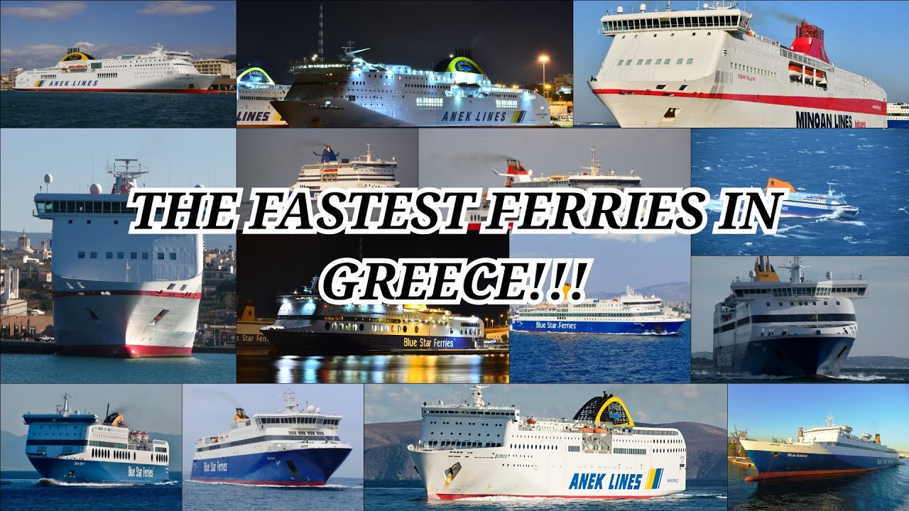 The Fastest Ferries In Greece!!!! |The Shipfriend - YouTube