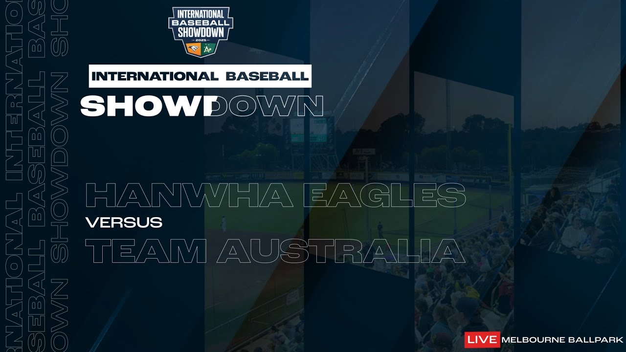 International Baseball Showdown - Hanwha Eagles v Team Australia Game 1 ...