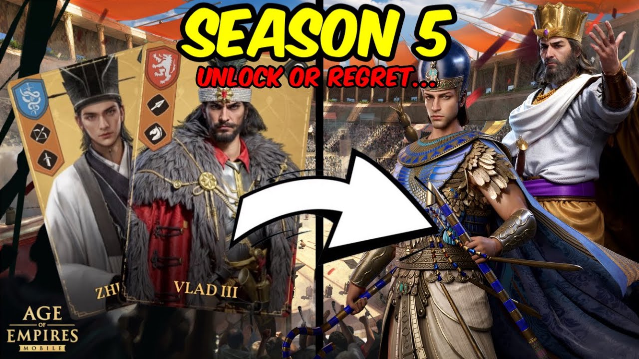 Best Season 5 Commanders in Age of Empires Mobile | Skill Breakdown & Guide - YouTube